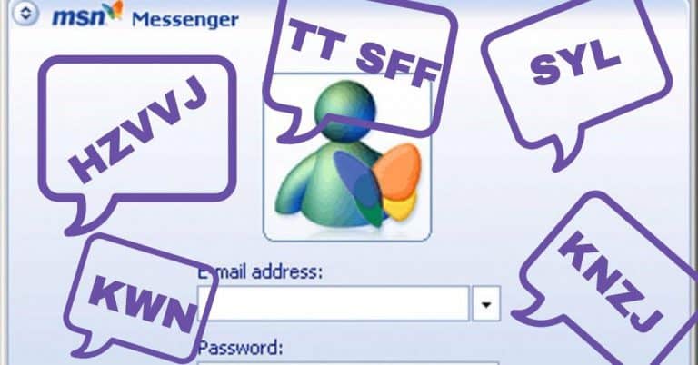 MSN Messenger: 16 afkortingen die alleen echte fans kennen